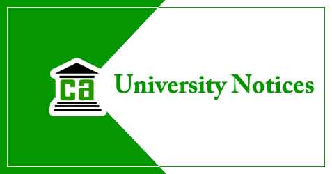 University Notices 2026 | College Admission