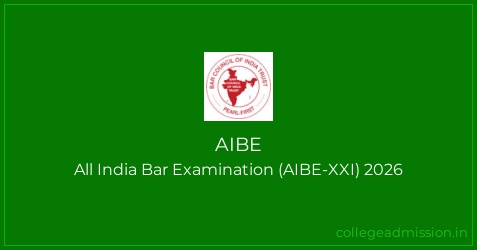 AIBE 2026: All India Bar Examination (AIBE-XXI) 2026 | College Admission