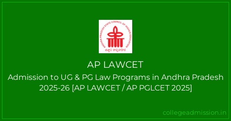 AP LAWCET 2025: Admission to UG & PG Law Programs in Andhra Pradesh ...