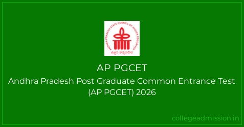 AP PGCET 2026: Andhra Pradesh Post Graduate Common Entrance Test (AP ...