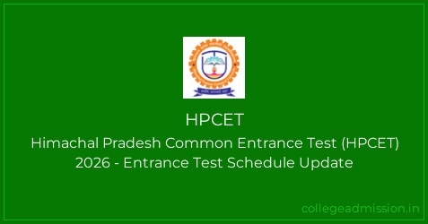 HPCET 2026: Himachal Pradesh Common Entrance Test (HPCET) 2026 ...