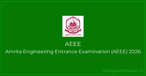 AEEE 2026: Amrita Engineering Entrance Examination (AEEE) 2026 ...