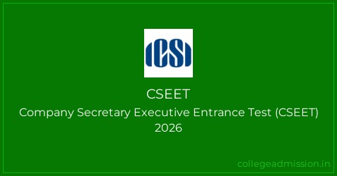 CSEET 2026: Company Secretary Executive Entrance Test (CSEET) 2026 ...