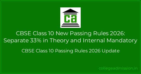 CBSE Class 10 New Passing Rules 2026: Separate 33% in Theory and ...