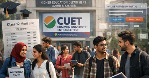J&K Removes CUET for UG Admissions 2026-27 | College Admission
