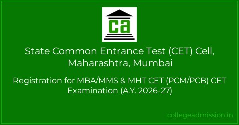 State Common Entrance Test (CET) Cell, Maharashtra, Mumbai ...