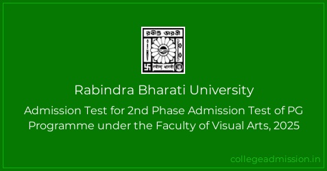 Rabindra Bharati University: Admission Test for 2nd Phase Admission ...