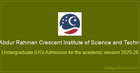 B.S. Abdur Rahman Crescent Institute of Science and Technology ...